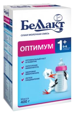 Характеристики Беллакт Оптимум 1+ (с рождения до 6 месяцев) 400 г ...