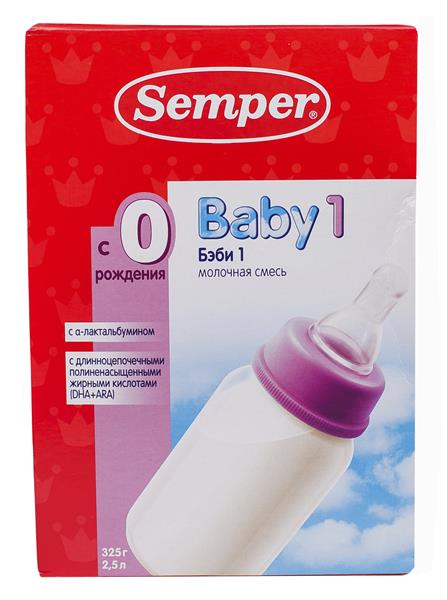 Semper Baby 1 - обзор, отзывы о детской смеси Сэмпер Беби 1 | Product ...